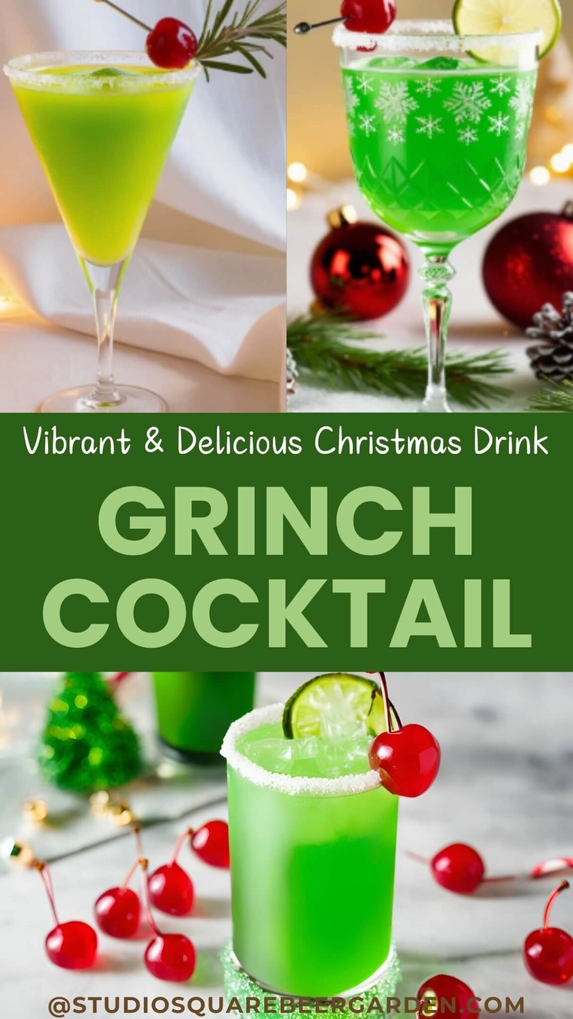 Grinch Cocktail Recipe - Ultimate Holiday Party Drink