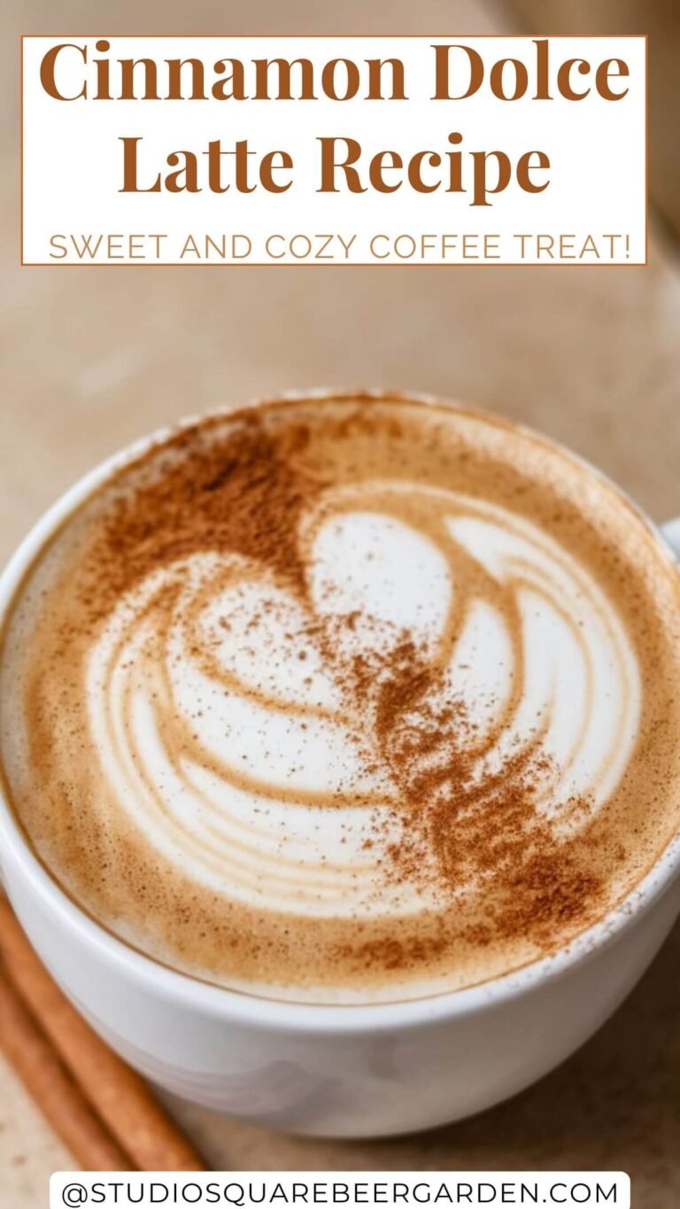 Easy Cinnamon Dolce Latte Recipe – A Sweet and Spicy Coffee Delight!