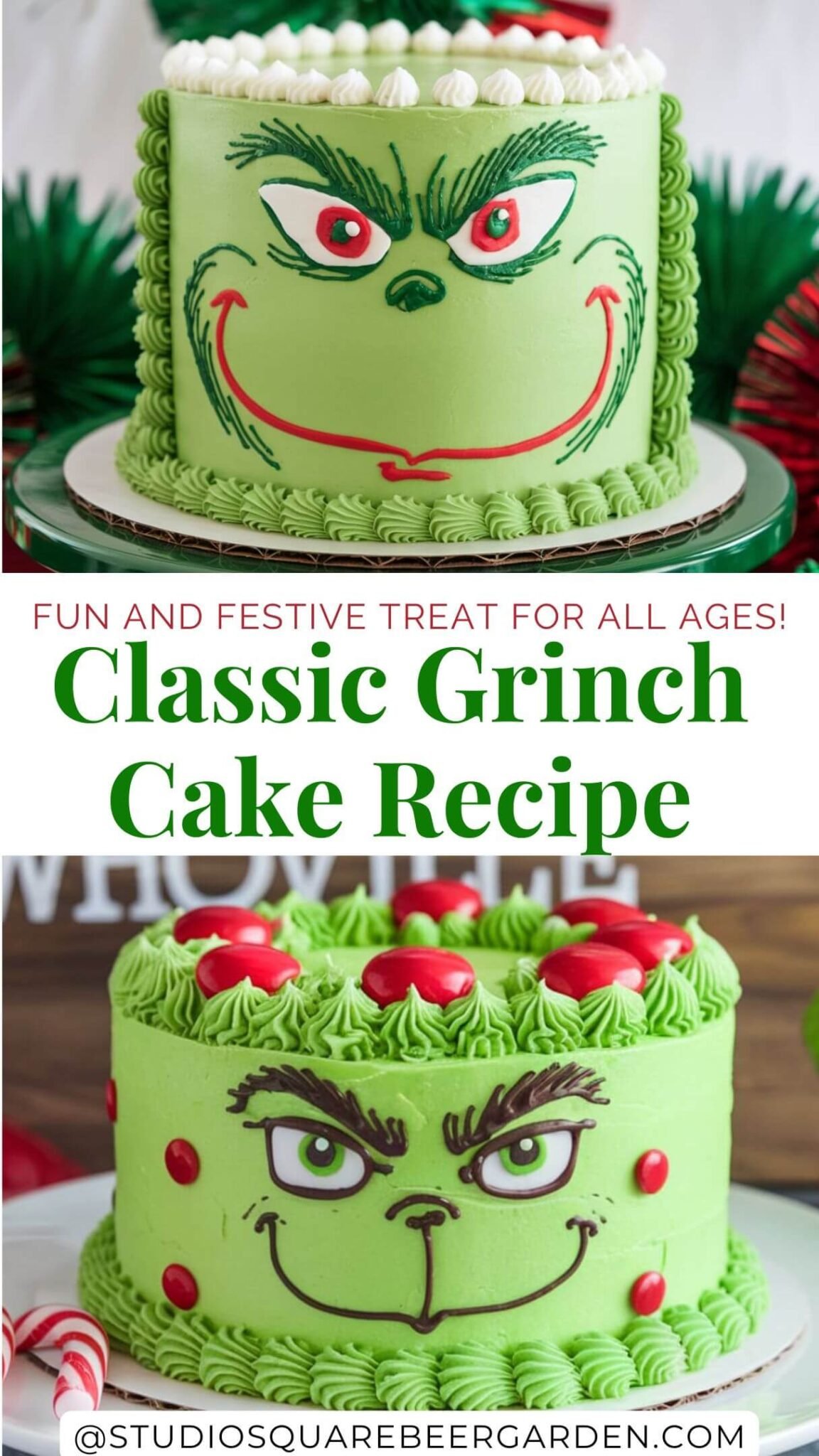 Classic Grinch Cake Recipe – A Festive and Fun Holiday Treat!