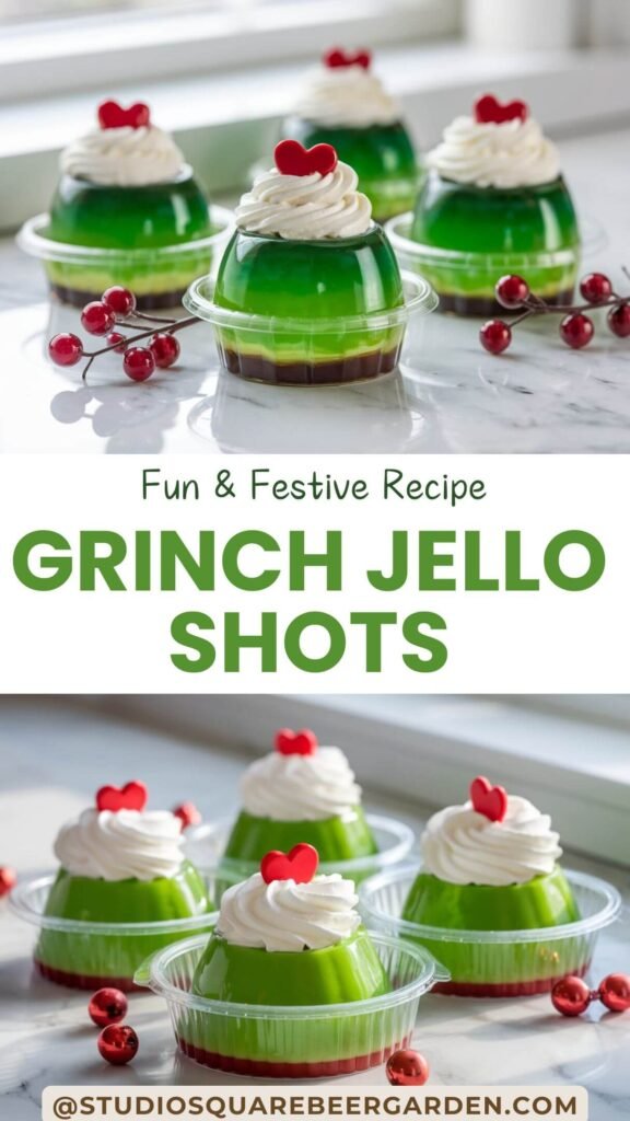 Grinch Jello Shots Recipe for the Holidays