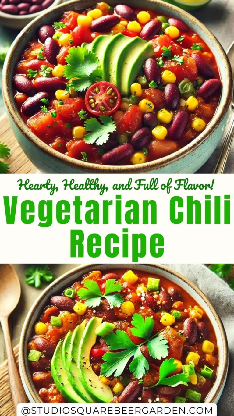 Easy Vegetarian Chili Recipe: Hearty, Healthy, and Full of Flavor!