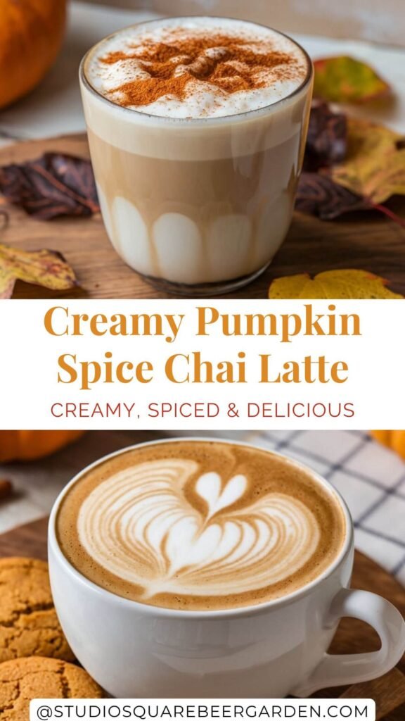 Best Pumpkin Spice Chai Latte | Creamy, Spiced & Delicious