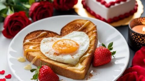 Valentine’s Day Egg in a Heart Toast Recipe – Easy Romantic Breakfast