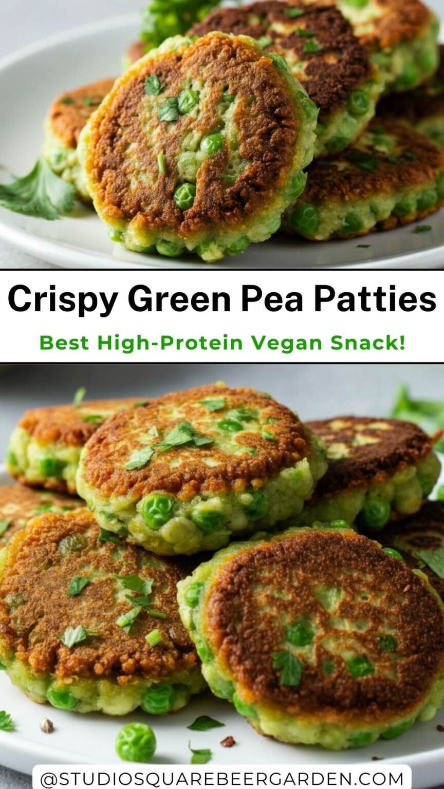 Green Pea Patties Recipe
