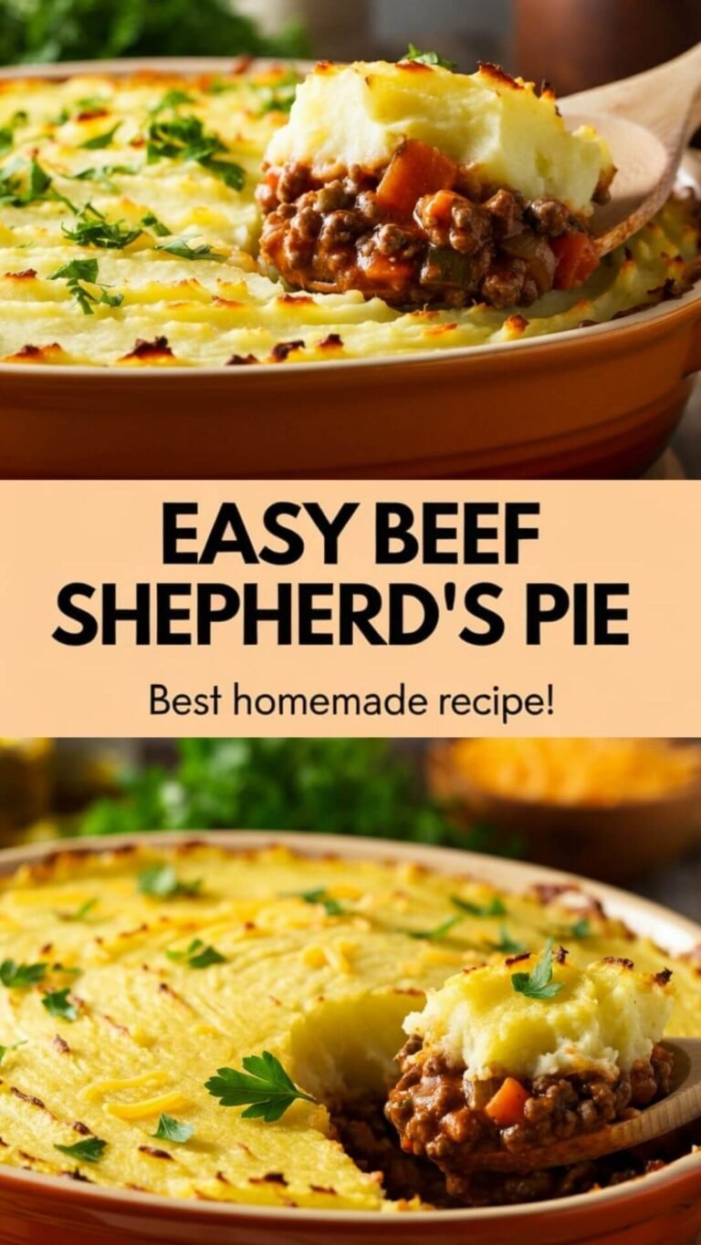 Easy Beef Shepherds Pie Recipe