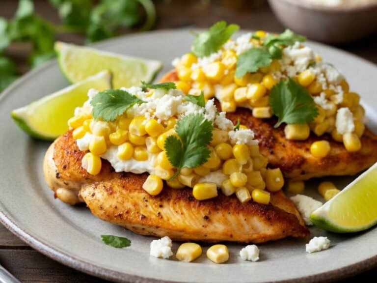 Mexican Street Corn Chicken Recipe - Full of Flavor & Perfect for Dinner!