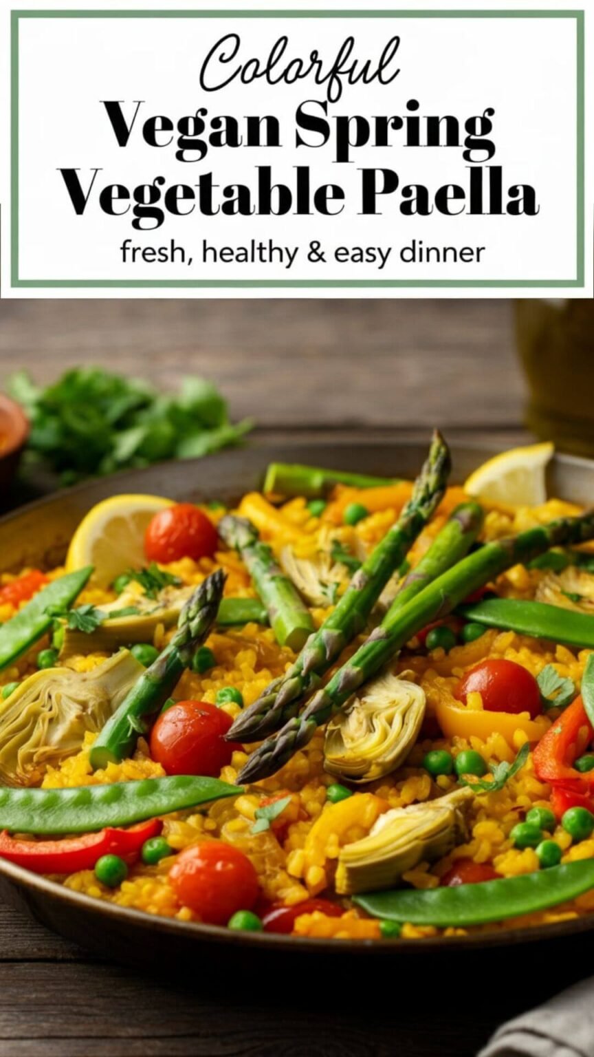 Vegan Spring Vegetable Paella Recipe Worth Celebrating